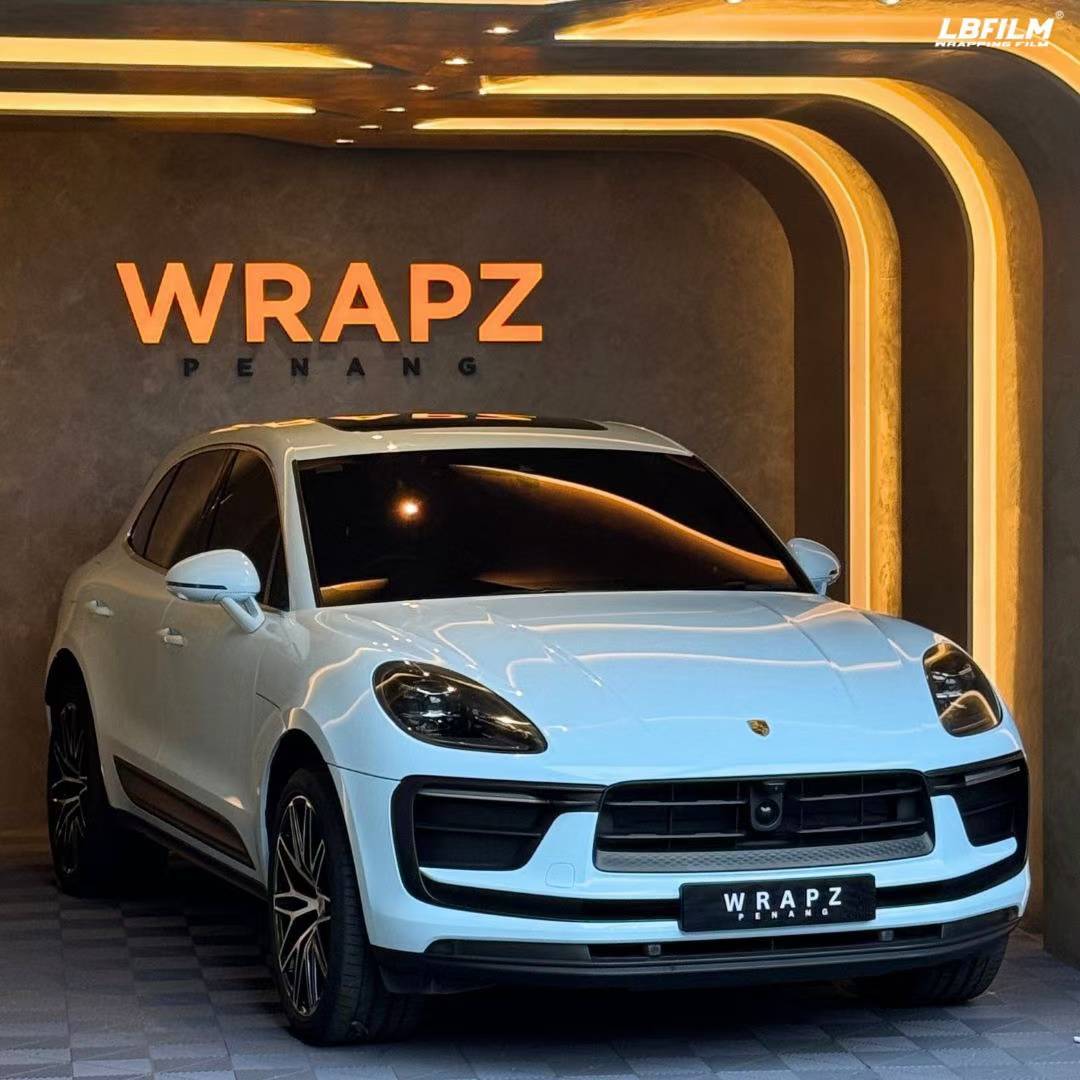 保时捷Macan-LB改色膜原厂漆冰川蓝,清新脱俗的美感_搜狐汽车_搜狐网