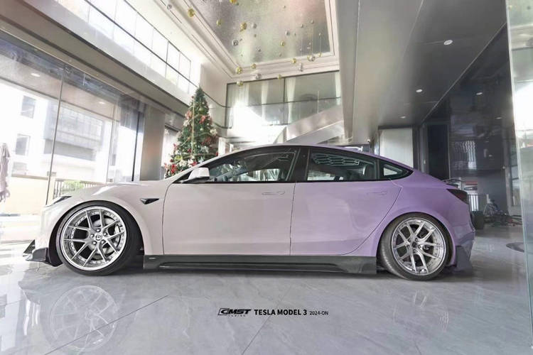 特斯拉model3改装AIRBFT气动避震_搜狐汽车_搜狐网