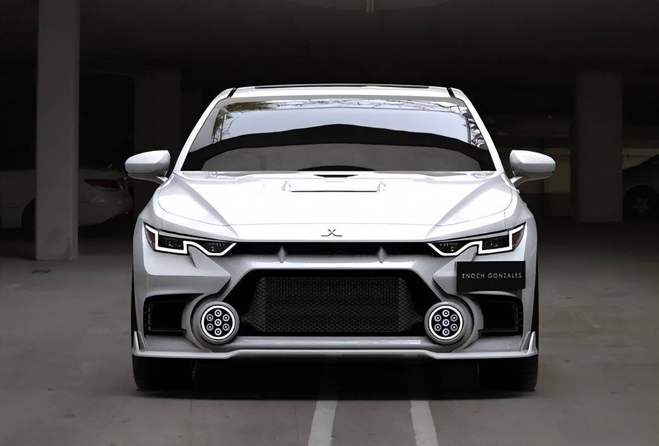 三菱EVO复活！全新一代渲染图出炉，或配1.8T+电机+四驱_搜狐汽车_搜狐网