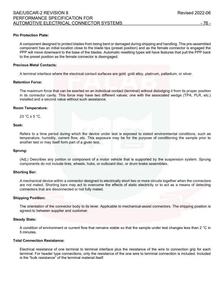 每个连接器人都知道的USCAR-2标准，SAE/USCAR-2 REBISION 8，美系汽车连接器_搜狐汽车_搜狐网
