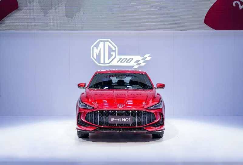 上汽MG名爵新一代MG5正式亮相2024成都国际车展_搜狐汽车_搜狐网