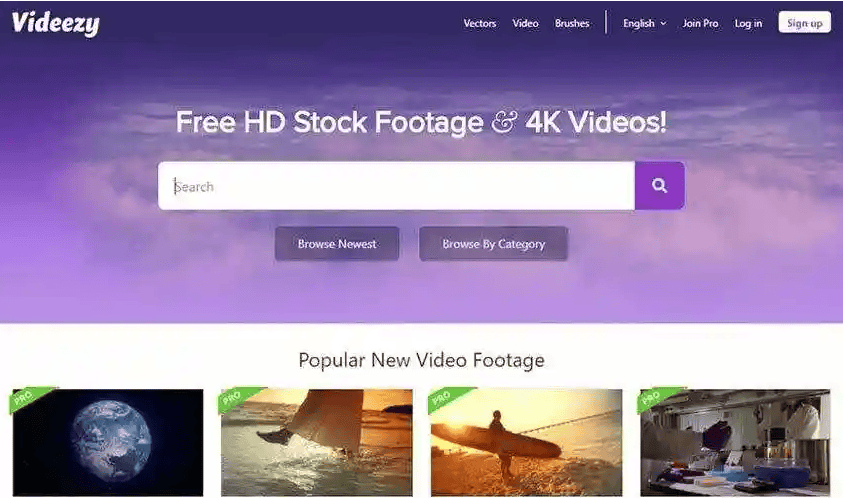 视频特效素材网站推荐_Videezy_Mixkit_效果