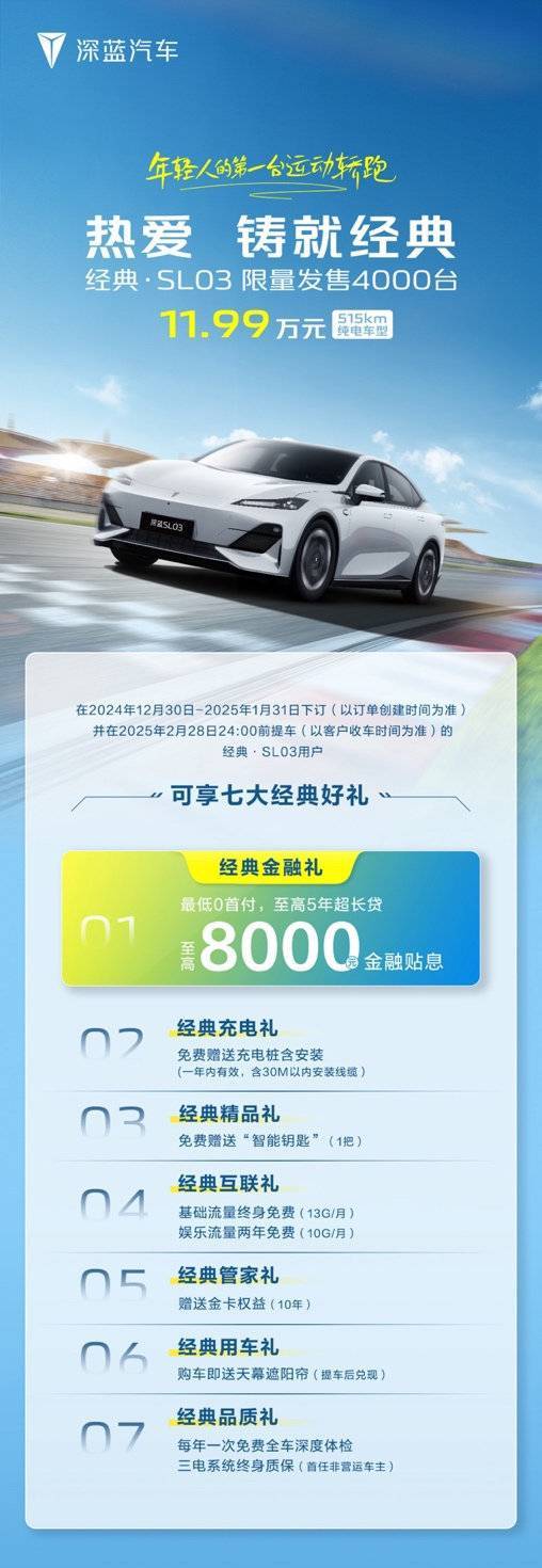 11.99 万元！深蓝经典·SL03超值上新，即日起售！_搜狐汽车_搜狐网