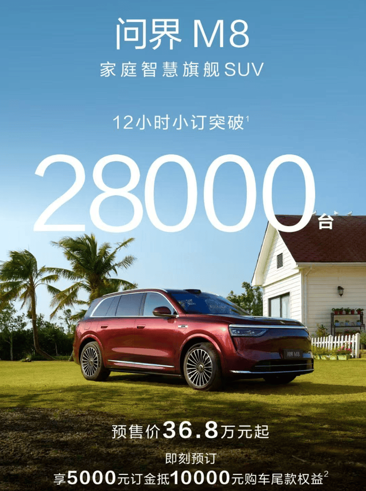 理想L8已经不够打了，问界M8的目标是BBA！_搜狐汽车_搜狐网