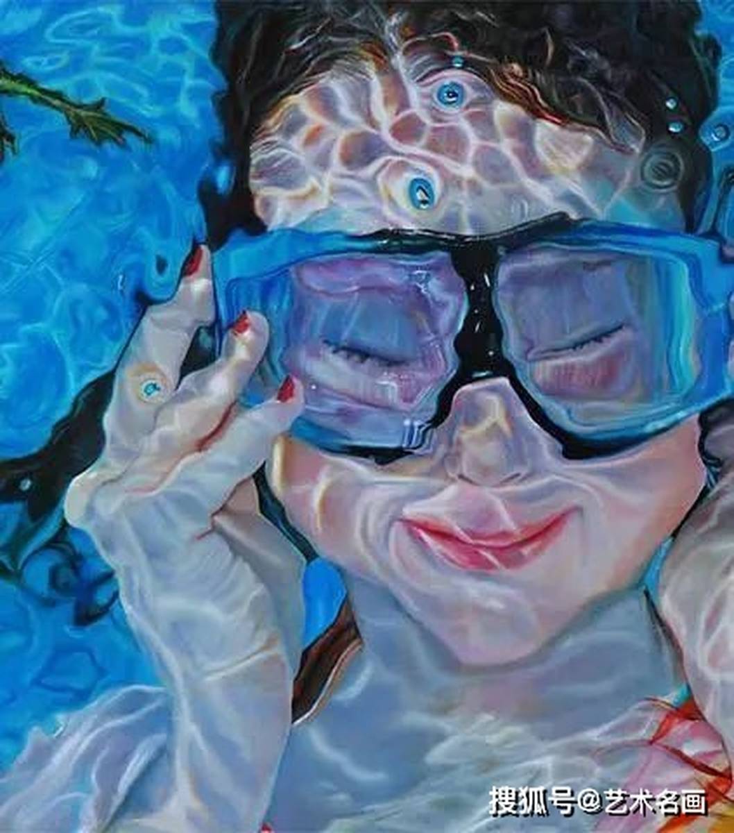 洛杉矶艺术家 Matt Story水下油画作品，太细腻了