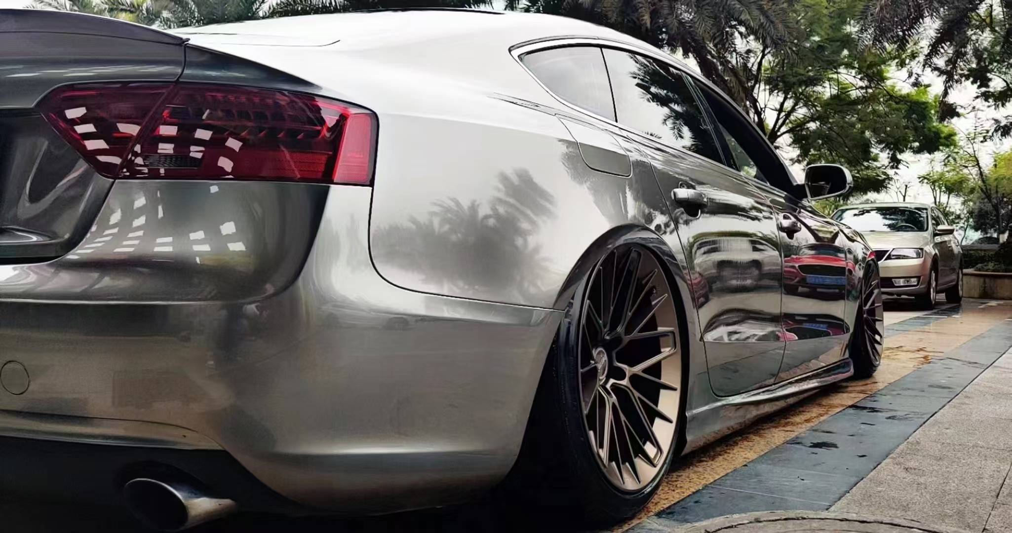 气动美学：奥迪A5的AIRBFT避震改装秀_搜狐汽车_搜狐网