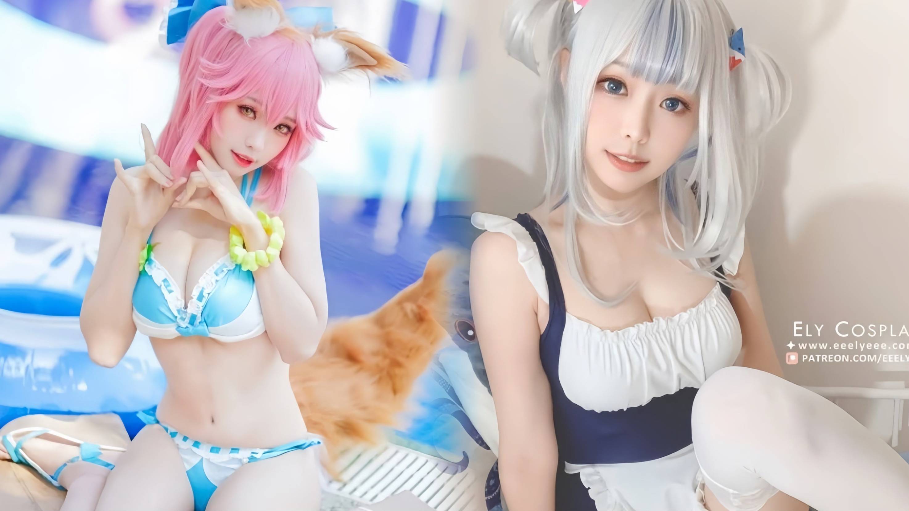 台湾性感模特，丰满性感女神，童颜ju乳，让人欲罢不能_Cosplay_角色_Coser