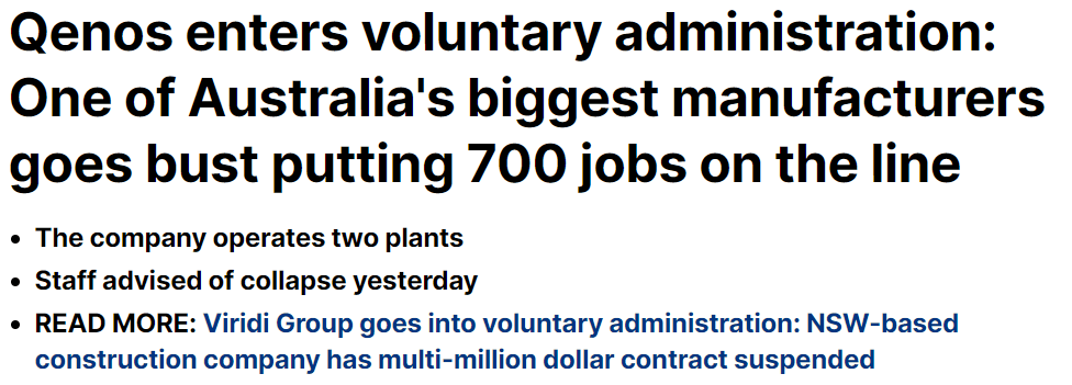 刚被中国企业出售，澳最大生产商之一即倒闭！澳洲家家用它的产品_Qenos_塑料_托管