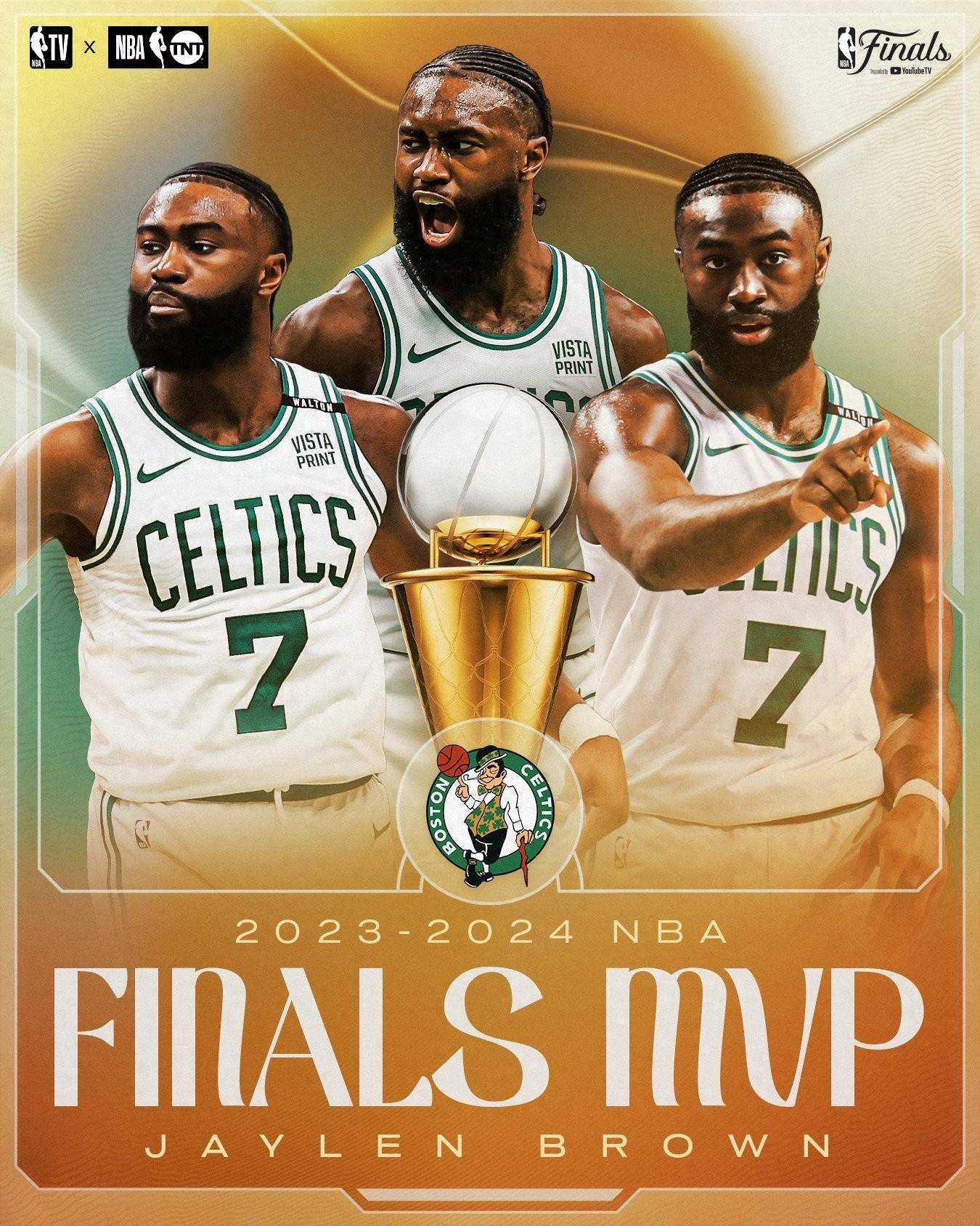 杰伦-布朗收割两个MVP奖杯 连续3年FMVP&所属分区MVP都是同一个人_凯尔特_总决赛_比分