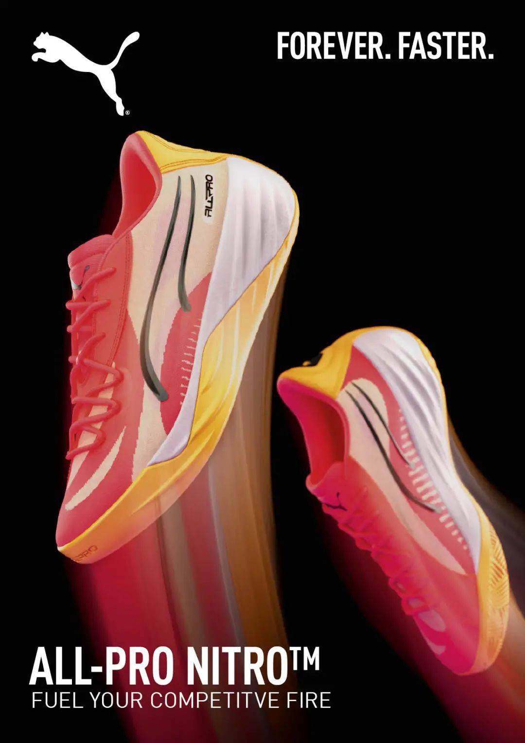点燃战斗之火 全新PUMA ALL-PRO NITRO Fireglow火热来袭_Nitro_All-Pro_材料