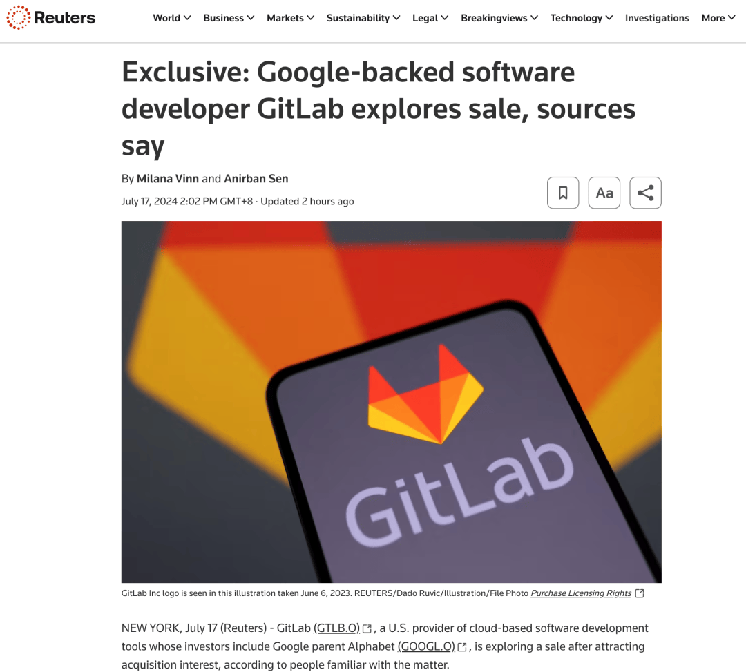 开源独角兽GitLab将被“卖身”_该公司_上市_Datadog