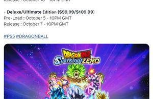 《七龙珠 电光炸裂！ZERO》PS5版约27GB 豪华版预载开启_角色_Game_Size