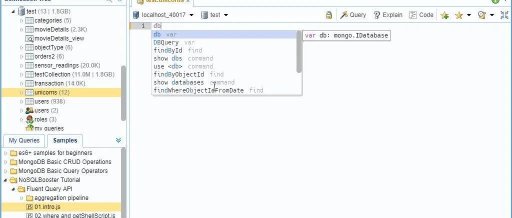 推荐Mongodb GUI 可视化管理工具-NoSQLBooster_MongoDB_支持_Visual