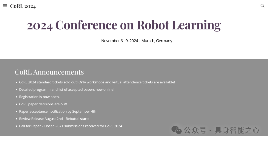 哪些具身智能研究方向容易受到审稿人青睐？来看CoRL 2024收录情况_https_Video_操作