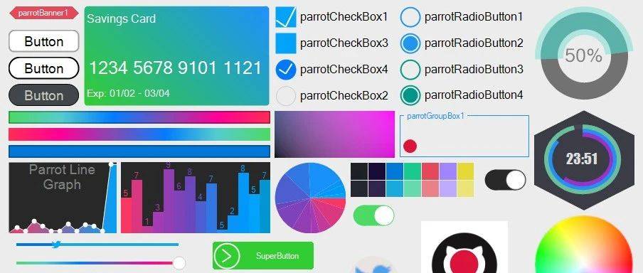 推荐3款开源、美观且免费的WinForm UI控件库_Design_AntdUI_com