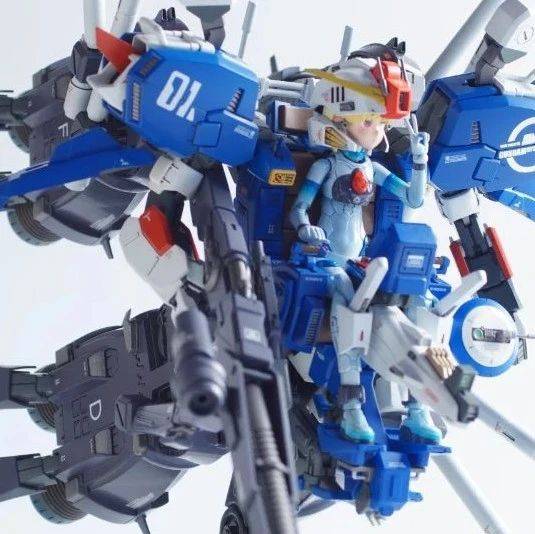 30MS加3D打印的立体化S高达推进器，终于有人做出来了！_机娘_FogWorld_来稿