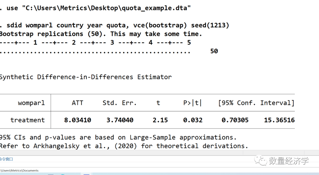 一次性搞定DID、SCM、SDID结果输出_合成_sdid_Stata
