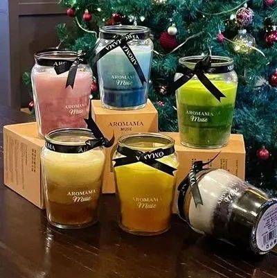 ¥39.9！250g超大瓶！【AROMAMA艾罗玛 | MUSE系列蜡烛香氛250g】520情人节仪式感，五星级酒店同款！_雪花_香薰_国际