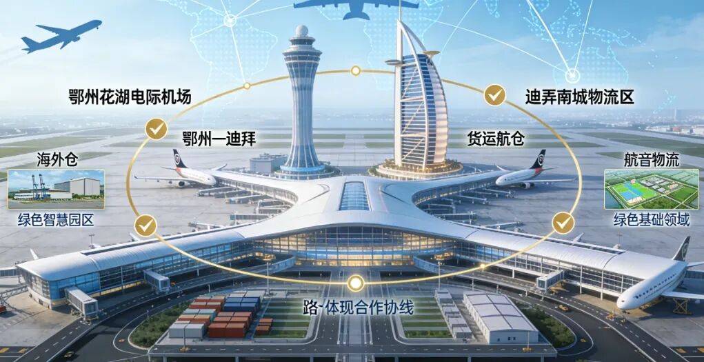 湖北⇌迪拜！空中物流新通道要来？这场线上对接会达成多项共识_合作_全球_航线