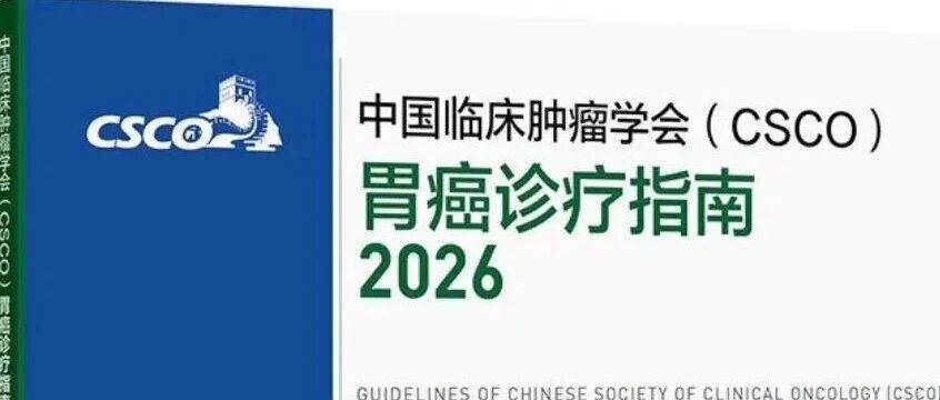 《2026 CSCO胃癌诊疗指南》更新要点_治疗_检测_eCura
